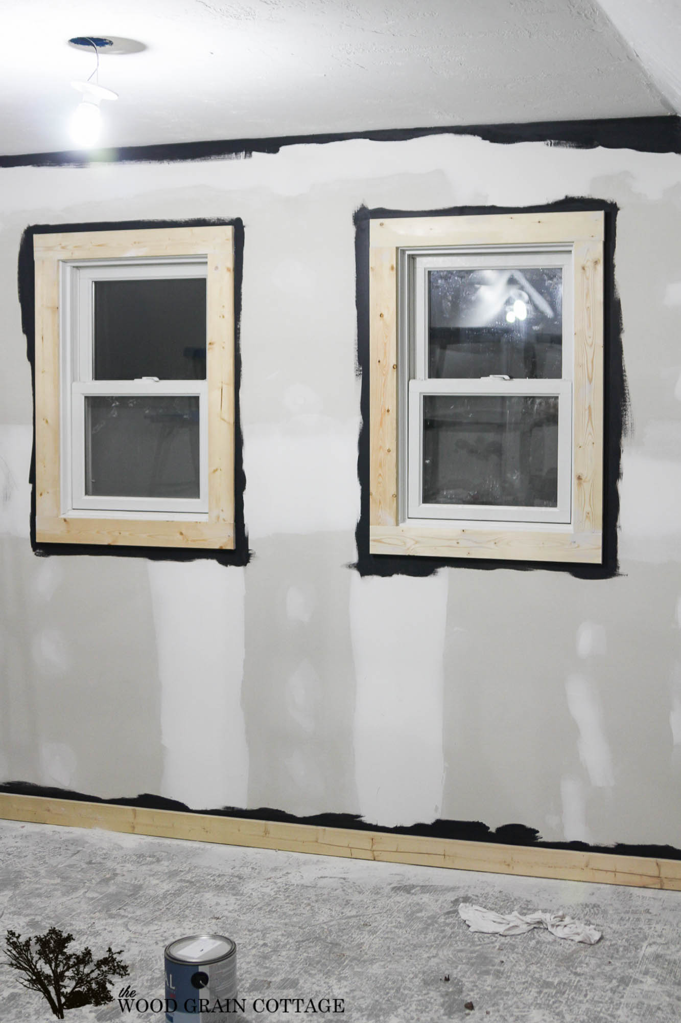Custom Chalkboard Wall Paint The Wood Grain Cottage