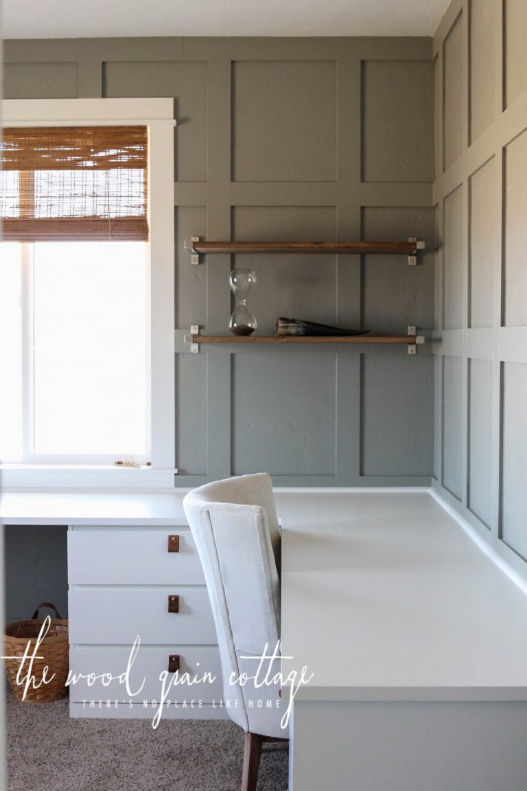 The Office Desk: The Finishing Details - The Wood Grain Cottage