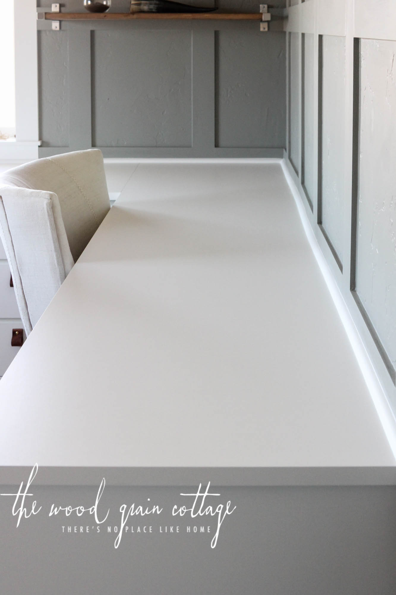 The Office Desk: The Finishing Details - The Wood Grain Cottage